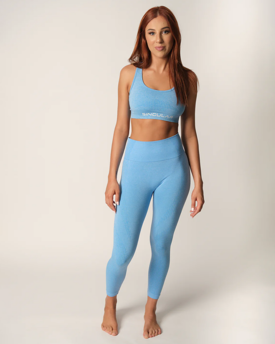 Balanced Yoga Set - Sky Blue | Yoga Outfit Sets – Singular Activewear